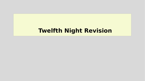 Twelfth Night - 20 lessons for A Level, plus resources | Teaching Resources