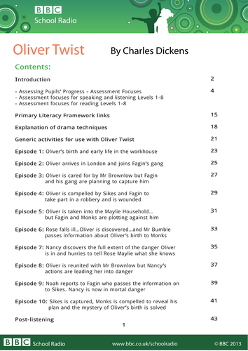 KS2 English - Oliver Twist by Charles Dickens | Teaching Resources