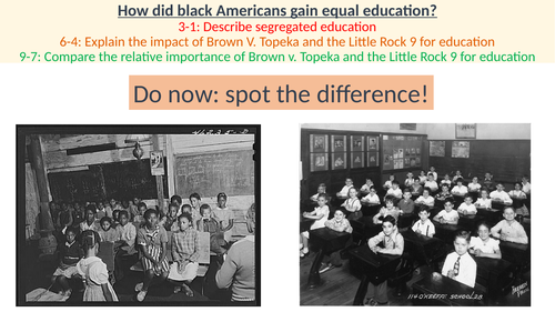 American Civil Rights (KS3) full SOW and resources | Teaching Resources