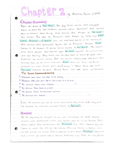 Animal farm chapter summaries, chapter analysis and key quotes with ...