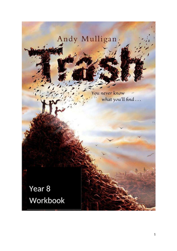 Novel Study - 'Trash' by Andy Mulligan | Teaching Resources