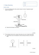 GCSE Physics - 11 Static Electricity | Teaching Resources