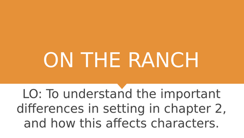 Of Mice and Men - Chapter 2 | Teaching Resources