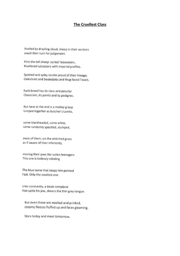21 lessons on Edexcel's 'Poems of the Decade' unit | Teaching Resources