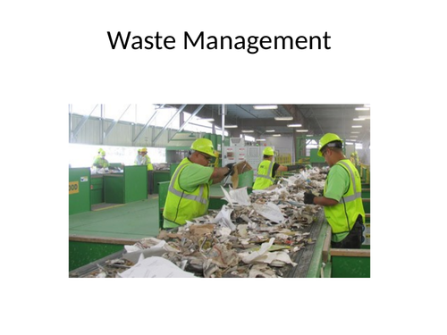 9-1 AQA GCSE Biology - U6 L7 Waste Management | Teaching Resources