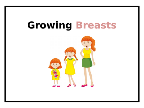 Growing Breasts - Puberty | Teaching Resources