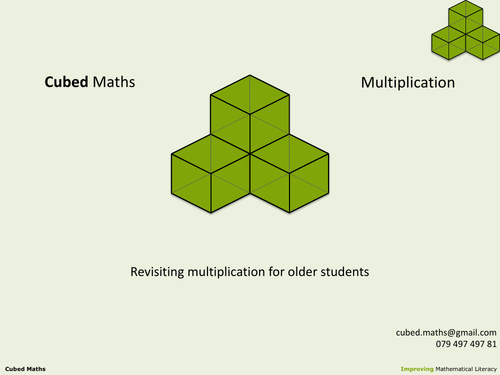 3a Multiplication for teenagers who don't know all their times tables ...