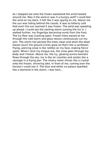 Ice Palace by Robert Swindells-Planning | Teaching Resources