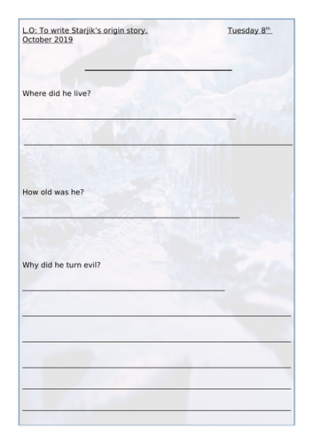 Ice Palace by Robert Swindells-Planning | Teaching Resources