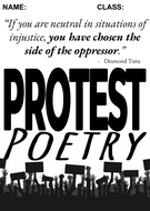 Protest Poetry SoW | Teaching Resources