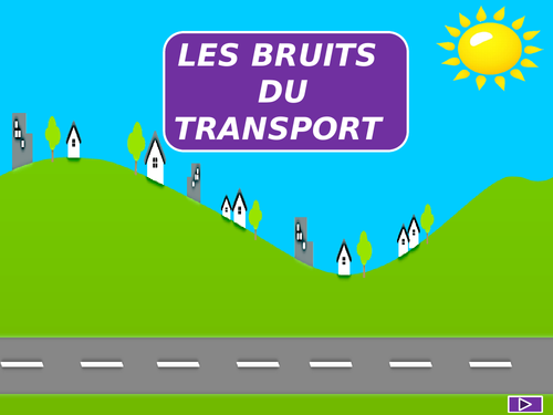 Transport sounds in French. Listening game. | Teaching Resources