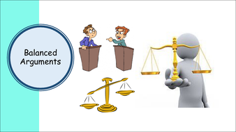 Balanced Arguments & Vocabulary | Teaching Resources