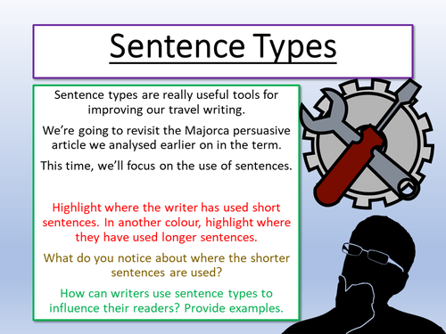 Travel Writing Sentences | Teaching Resources