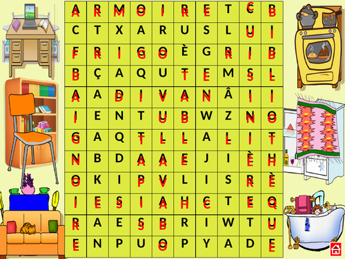 Furniture in French. Bundle. Les meubles. Bundle. | Teaching Resources