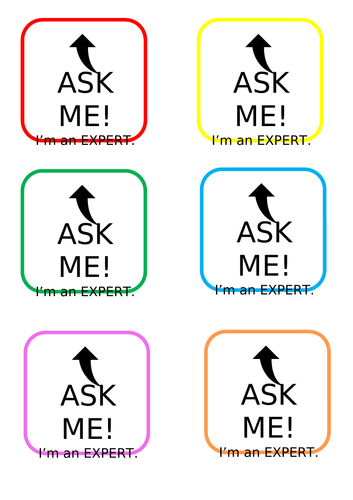 ‘I’m an Expert’ Badge | Teaching Resources