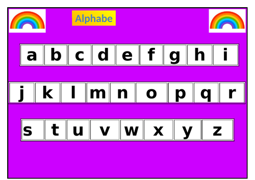 Rainbow Alphabet & Phonics Sound Mats Phase 2-4 | Teaching Resources