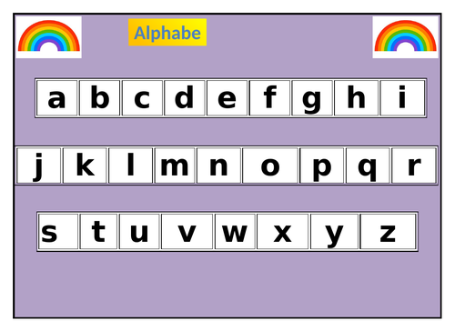 Rainbow Alphabet & Phonics Sound Mats Phase 2-4 | Teaching Resources