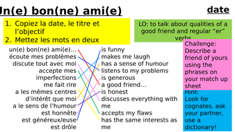 GCSE French - Module 1 - Qui Suis Je | Teaching Resources