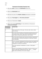 Intro to Stanislavski Classroom Based | Teaching Resources