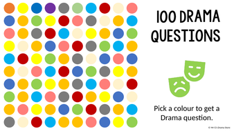 100 Drama Questions - Great for Retrieval | Teaching Resources
