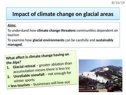 The impacts of climate change on glacial areas and responses to these ...