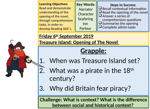 Treasure Island Scheme of Work and MTP | Teaching Resources