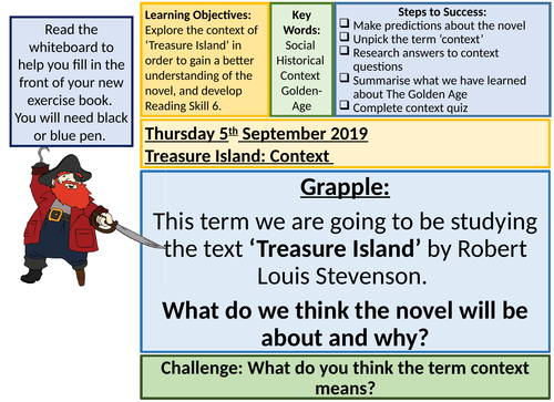 Treasure Island Scheme of Work and MTP | Teaching Resources