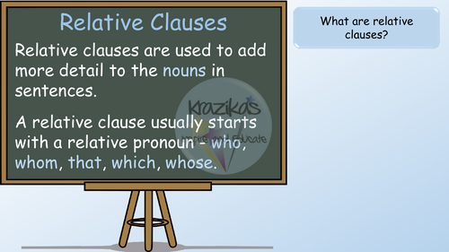 Relative Clauses | Teaching Resources