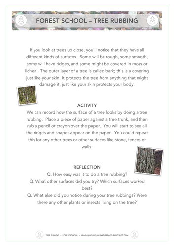 Forest School - set of 10 activities | Teaching Resources