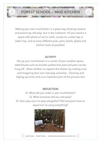 Forest School - set of 10 activities | Teaching Resources