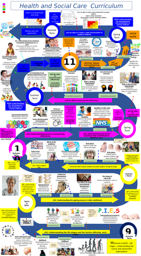L2 Cambridge nationals Health and Social Care curriculum road map ...
