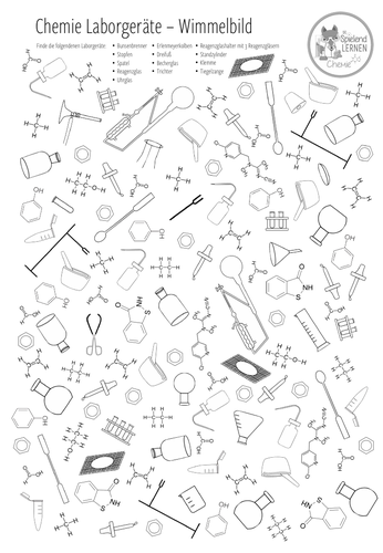 Chemistry lab equipment - Hidden pictures (KS3/4) | Teaching Resources