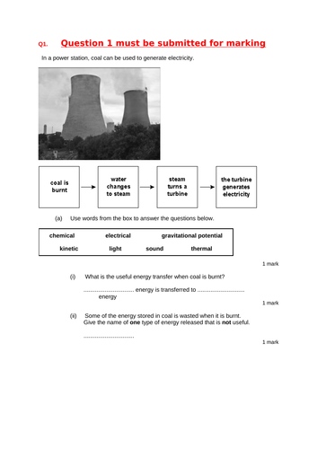 CORONAVIRUS/COVID-19 Remote learning KS3 ENERGY | Teaching Resources