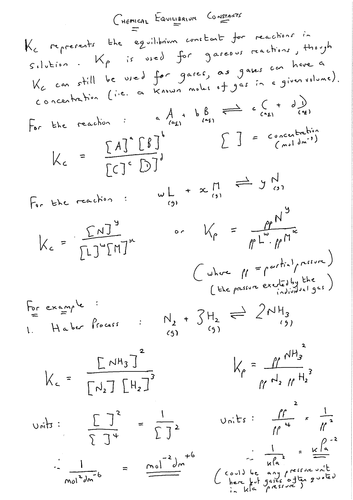 AQA A2 level Unit 4: Physical Chemistry COMPLETE LESSONS - Kp and Le ...