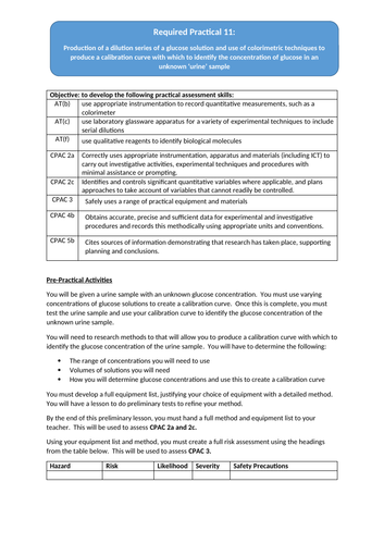 AQA A Level Biology Required Practical 11 | Teaching Resources AQA A Level Biology Required Practical 11 | Teaching Resources
