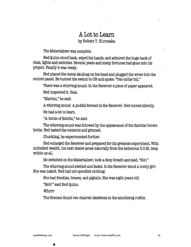 EFL/ESOL - Advanced - Short Stories | Teaching Resources