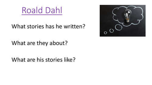 Roald Dahl Story Planning and Writing (Year 2) | Teaching Resources
