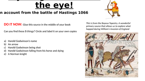 Battle of Hastings | Teaching Resources