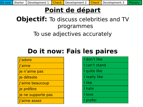 Point de départ Dynamo 2 Module 3.1 | Teaching Resources