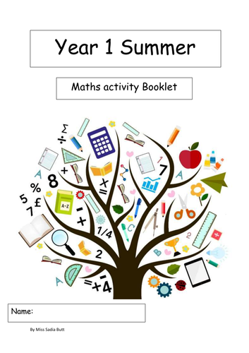 Year 1 Summer Maths book | Teaching Resources