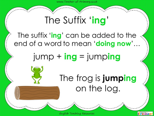 Suffixes - Year 1 | Teaching Resources