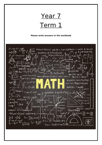 Year 7 Maths - Introduction to secondary school Maths | Teaching Resources