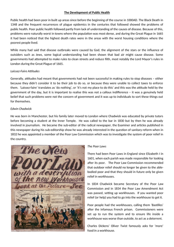 Sir Edwin Chadwick - Agent of Change? | Teaching Resources