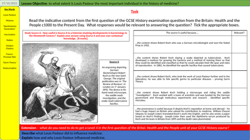Louis Pasteur: Father of Microbiology | Teaching Resources