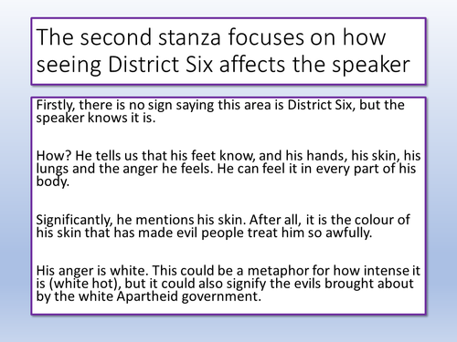 Nothing's Changed | Teaching Resources