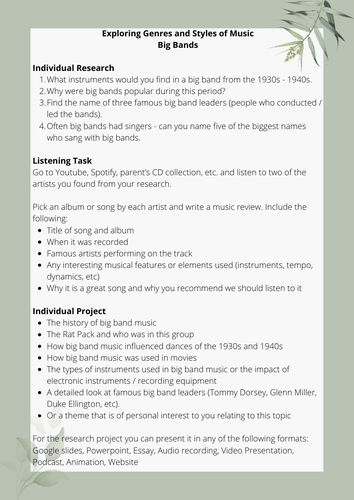 Music Pop History Bundle for KS3 and KS4 Music Classes | Teaching Resources