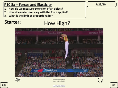 KS4 GCSE Physics AQA P10 8a Forces and Elasticity | Teaching Resources