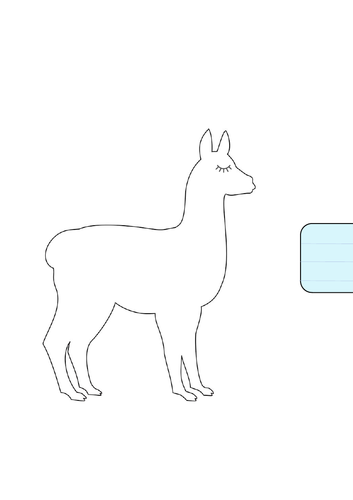 Llama goals display | Teaching Resources