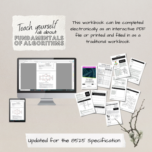 Algorithms Aqa Gcse Computer Science Workbook 8525 Teaching Resources