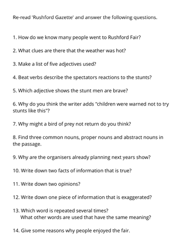 Brush Up On Your Literacy Over The Summer: PACK 4 (age 7-11 years ...